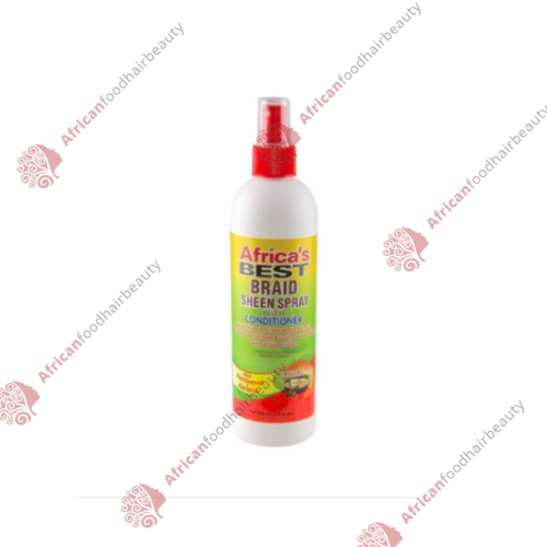 Africa's Best Braid Sheen Spray 8oz – africanfoodhairandbeauty