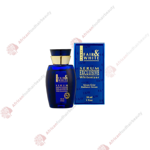 Fair & White Exclusive Whitenizer serum 30ml – African Food Hair and ...