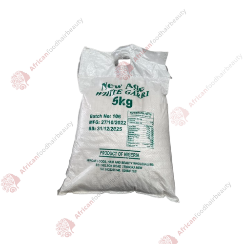New Age Gari (Nigerian) 5kg – African Food Hair and Beauty Wholesalers